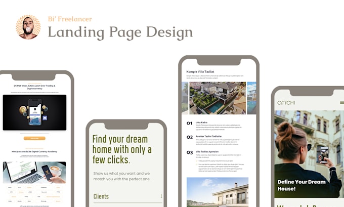 Create landing page design by Nurigktepe | Fiverr Create landing page design by Nurigktepe | Fiverr