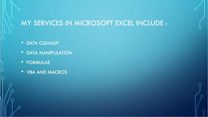Perform data cleanup and manipulation in microsoft excel by Bcds5r | Fiverr