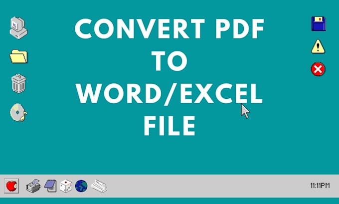 Convert pdf to word or excel file by Bogkaren | Fiverr