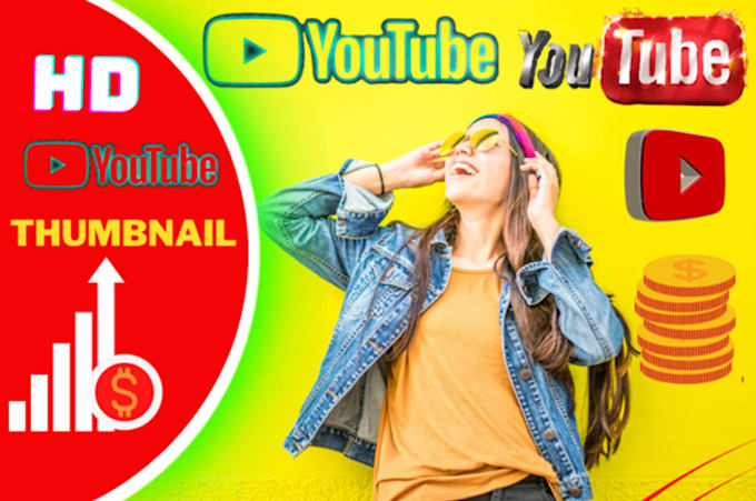 Design amazing youtube thumbnail by Herahp | Fiverr