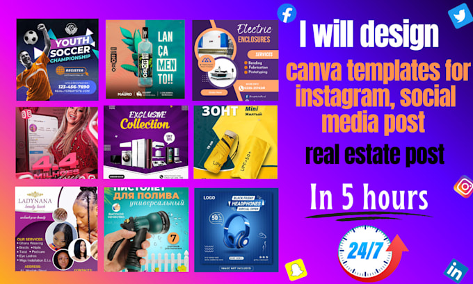Design unique canva templates for your social media by Expert_tech1997 ...