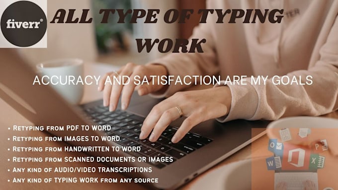 Do any type of typing work within the timeline, fast typing by ...