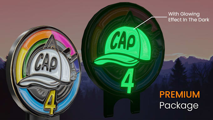 Make your enamel pin design into a realistic 3d animated video by Mjh ...
