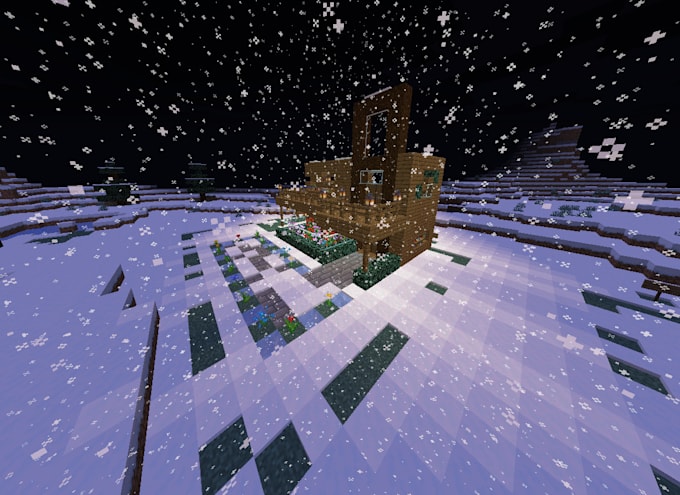 Make a house for you in minecraft only tlauncher by Ahmadimran189 | Fiverr