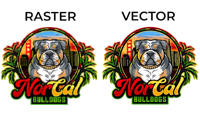 Convert your raster image to vector form by Aksharllc | Fiverr