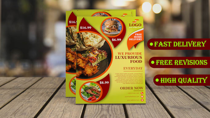 Do unique one pager business flyer and banner design in 24 hrs by Abida ...