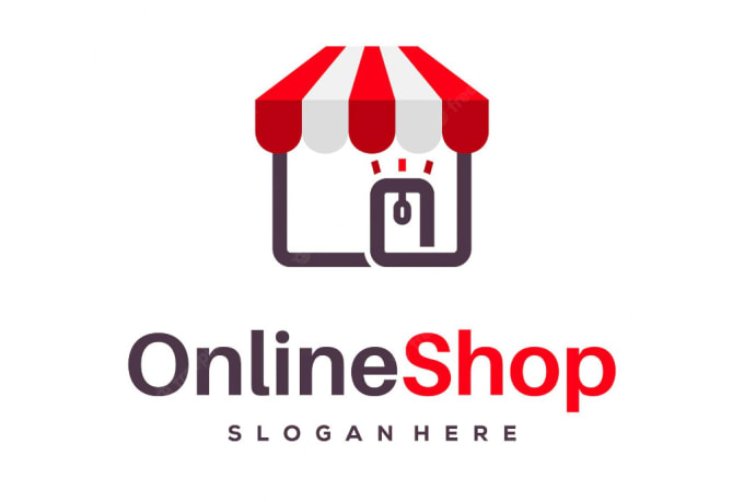 Cree un fantástico logotipo de tienda en línea con la entrega más rápida