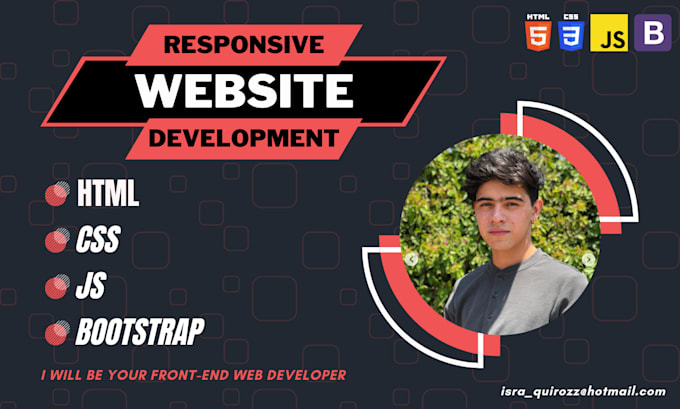 Convert figma sketch to responsive html css website by Israquirozz | Fiverr
