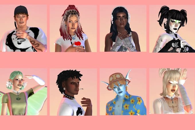 Create a custom the sims character for you by Donnielikedarko | Fiverr