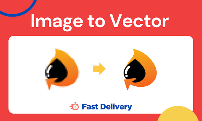 Convert, redraw your image, logo into a high quality vector by Halfcat ...