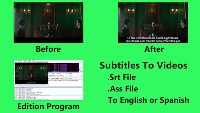 Subtitle your video file by Luis2097 | Fiverr
