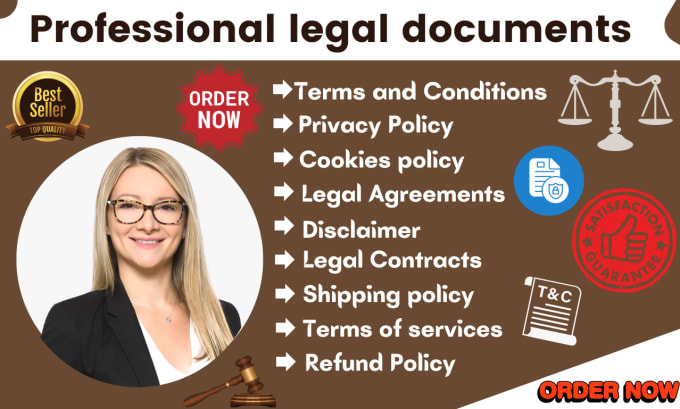 Draft Contracts Terms And Conditions Gdpr Privacy Policy Disclaimer Agreements By Valenciasales
