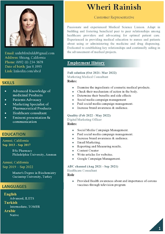 Get you an ideal job through expert cv, resume, cover letter writing by ...