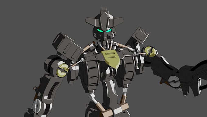 Draw gundam, transformer, robot, armor, mecha in detail by Laureenkress ...