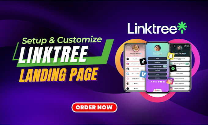 Setup and customize linktree bio link landing page for your business by Raihan08 | Fiverr
