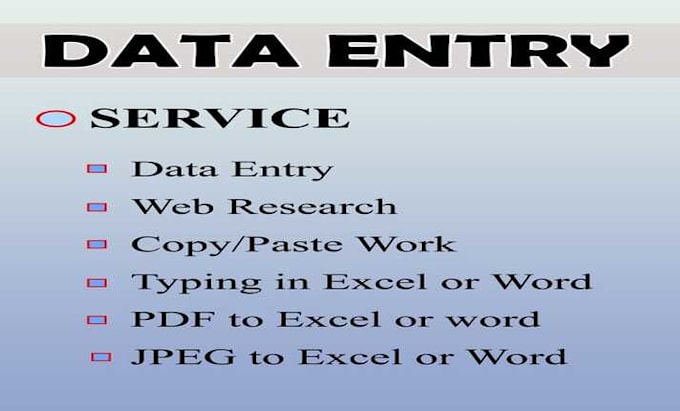 Data entry, copy paste, excel data entry by Yasi_lk | Fiverr Data entry, copy paste, excel data entry by Yasi_lk | Fiverr