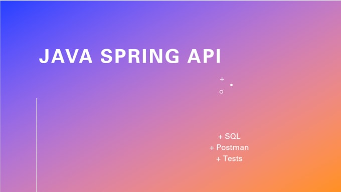 Write a java spring boot api with sql integration by Palpadi | Fiverr