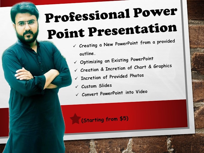 Create professional powerpoint presentation design by Musabkhan826 | Fiverr