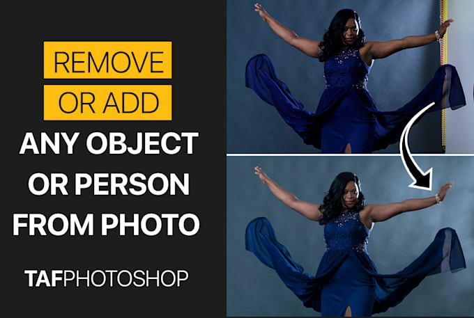 Remove object from photo and extend background on photoshop by Tafphotoshop | Fiverr