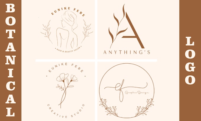 Create botanical boho logo for natural products and branding by ...