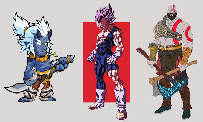 Do your custom nft, dnd character, cartoon character illustration by ...