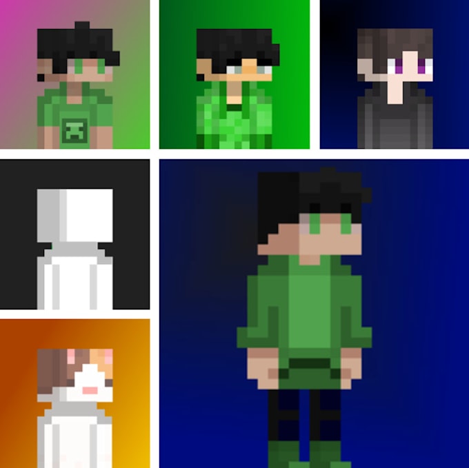 Make a minecraft profile picture for you by Wurmxx | Fiverr