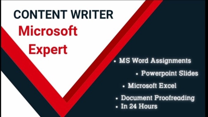 Make assignments on ms word, ppt slides in 24 hours by Mishaarif941 ... Make assignments on ms word, ppt slides in 24 hours by Mishaarif941 ...