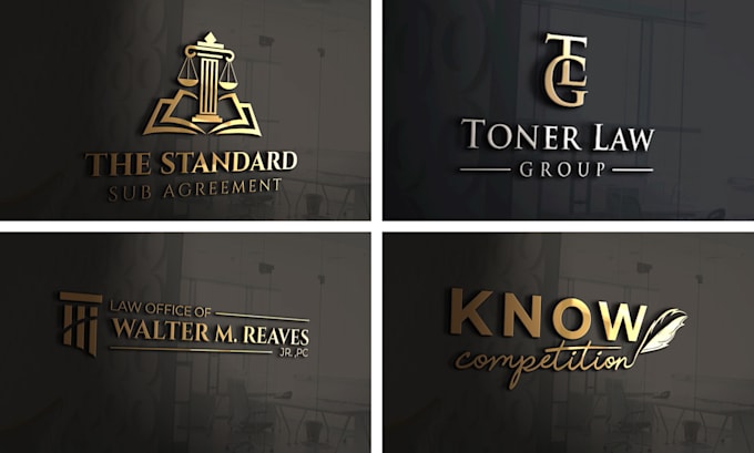 Do unique attorney, legal and law firm logo design by Jinggle | Fiverr
