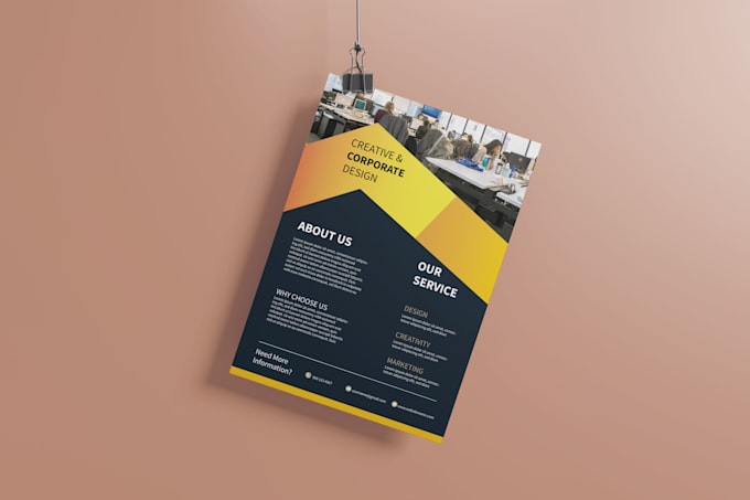 Map out an impeccable flyer, bifold, trifold, brochure, poster or ...