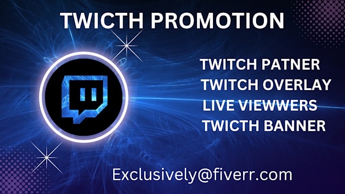Do twitch channel promotion live viewers twitch partner overlay banner ...