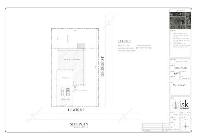 Draw site plan, plot plan, and lot subdivision for permit in 24 hours by Isanaullahktk | Fiverr