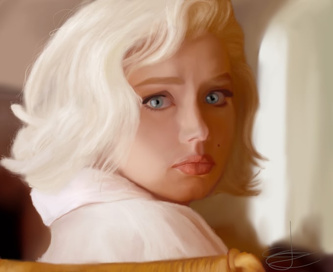 A realistic portrait or image in digital oil paint by Mmartstudio | Fiverr