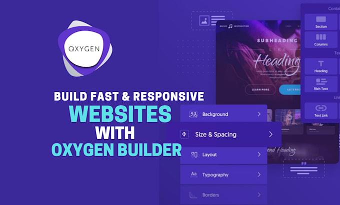 Build a supper fast lightweight website using oxygen builder by Arqambashir | Fiverr