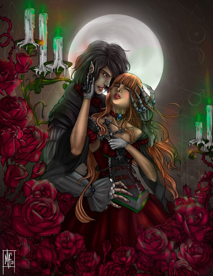 Do digital illustrations manga, cómic, epic scenes, custom characters ...