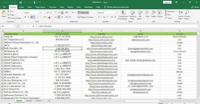 Do accurate data entry, copy paste, web scrap, pdf to excel by Rahul2925 | Fiverr