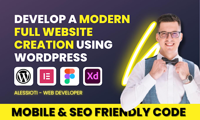 Develop a super wordpress landing page using elementor by Alessioti | Fiverr