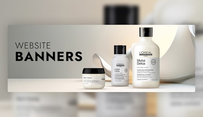 Make a web banner design for cosmetics website by Vvm_st | Fiverr