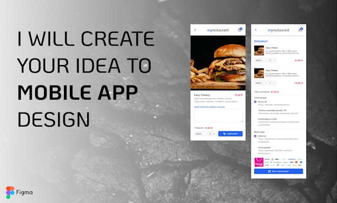 Create your idea to mobile app design by Supersite_fi | Fiverr