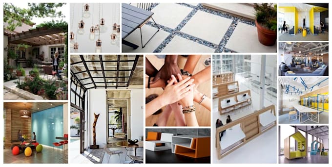 Create a visual positioning board to convey interior mood by ...