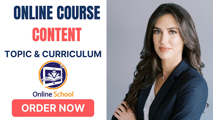 Create course outline, online course content, course curriculum, online ... Create course outline, online course content, course curriculum, online ...