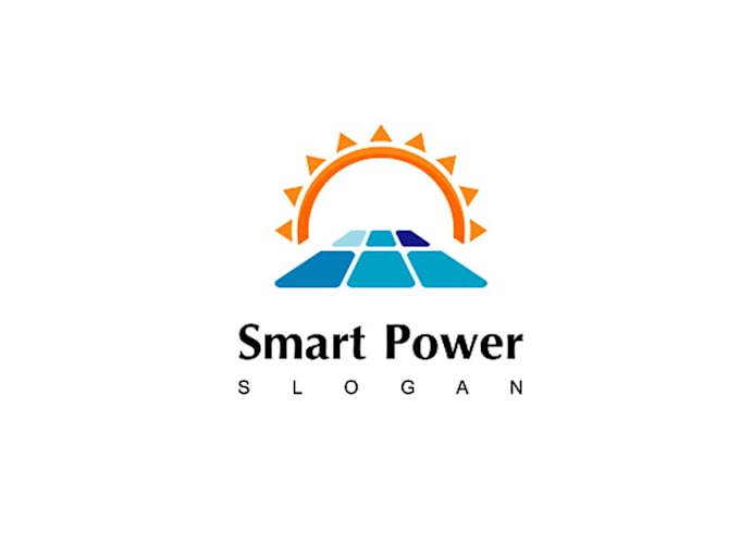 Do good looking creative solar panel logo with free source file by ...