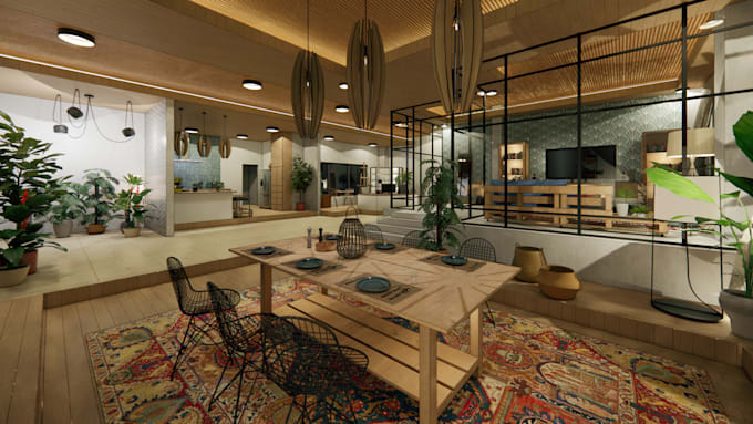 3d model and render your architectural interiors by Javiescasa | Fiverr