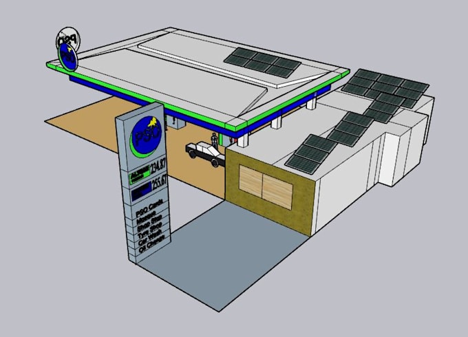 Design 3d solar pv system on sketchup by Mbilalakram590 | Fiverr