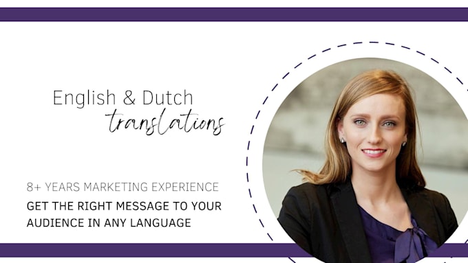 Translate from english to dutch and dutch to english by Marjonsa | Fiverr