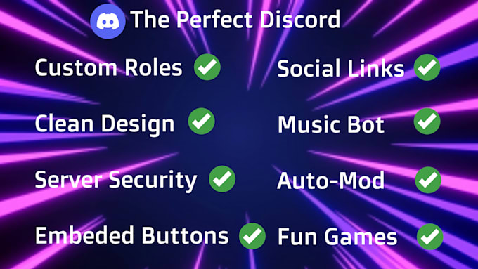Create the perfect discord for you by Finn28364 | Fiverr