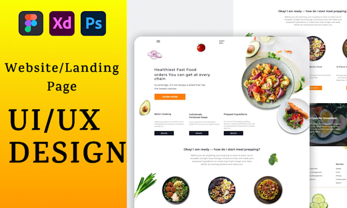 Do eye catching ui design for website ui and figma website by ...