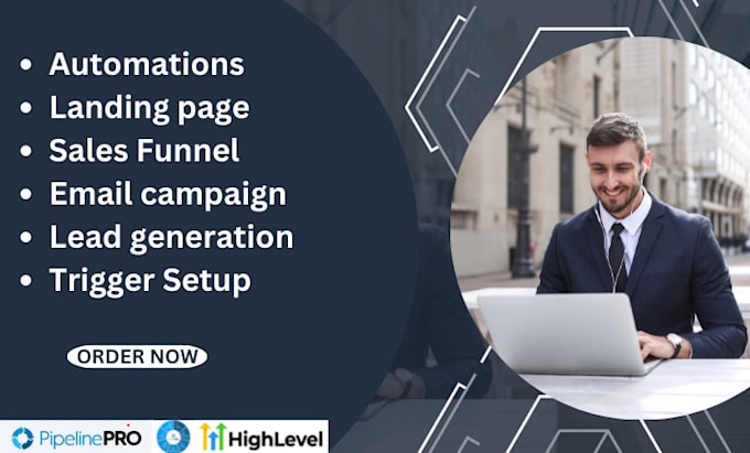 Set up gohighlevel sales funnel pipedrive and pipelinepro workflows by ...