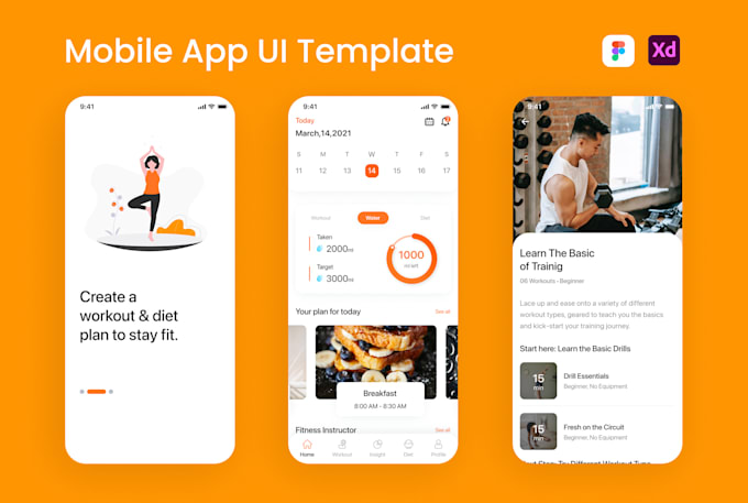 Design modern app uiux template for ios and android in figma within 24 hours by Sadzanrahin | Fiverr