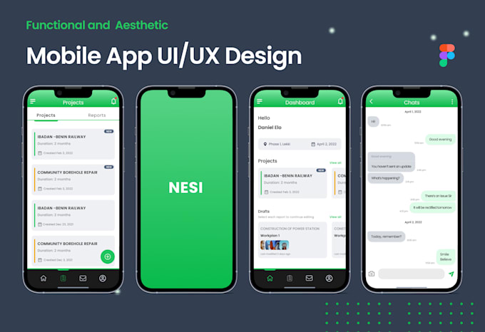 Create a functional mobile app ui ux design by Sylvia_amala | Fiverr