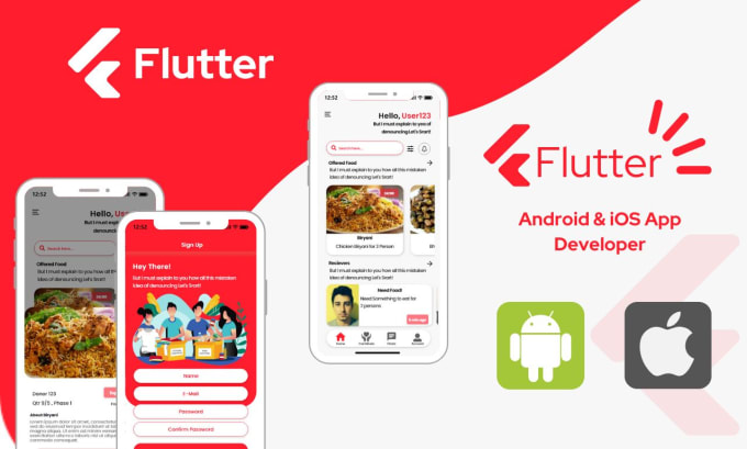 Develop android and ios app using flutterflow in flutter, do figma to ... Develop android and ios app using flutterflow in flutter, do figma to ...